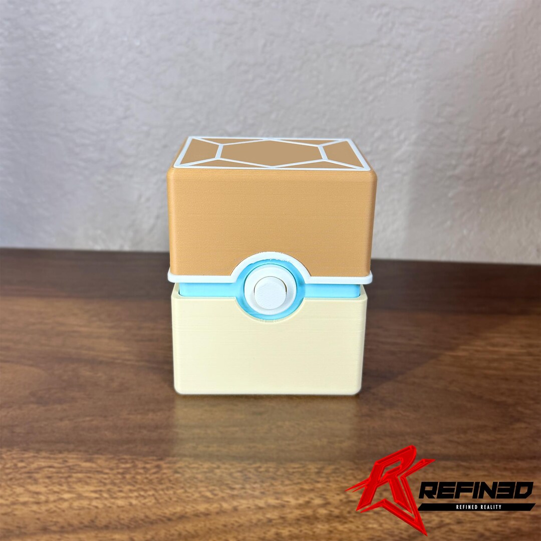Squirtle Deck Box | Fits 60+ Double-sleeved Cards | Compact - Etsy