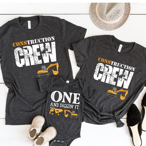 Construction Crew Shirt - Etsy