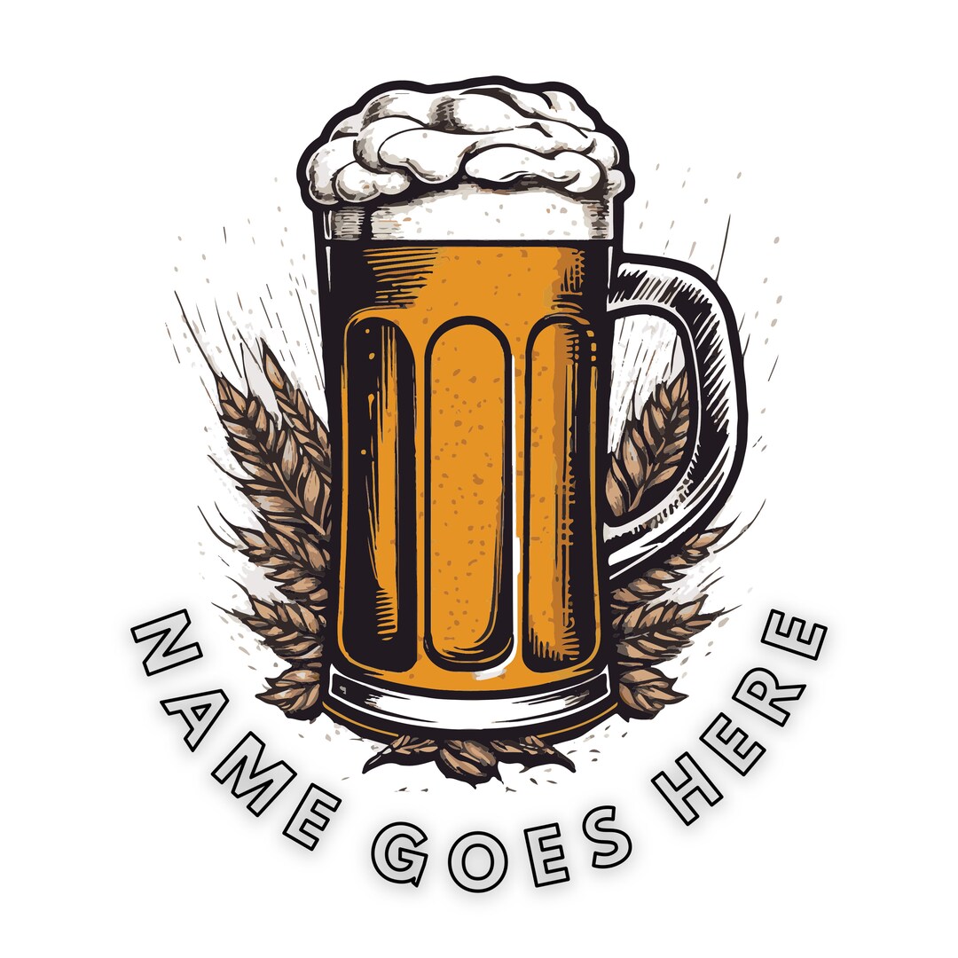 Beer Glass / Bar Logo - Etsy