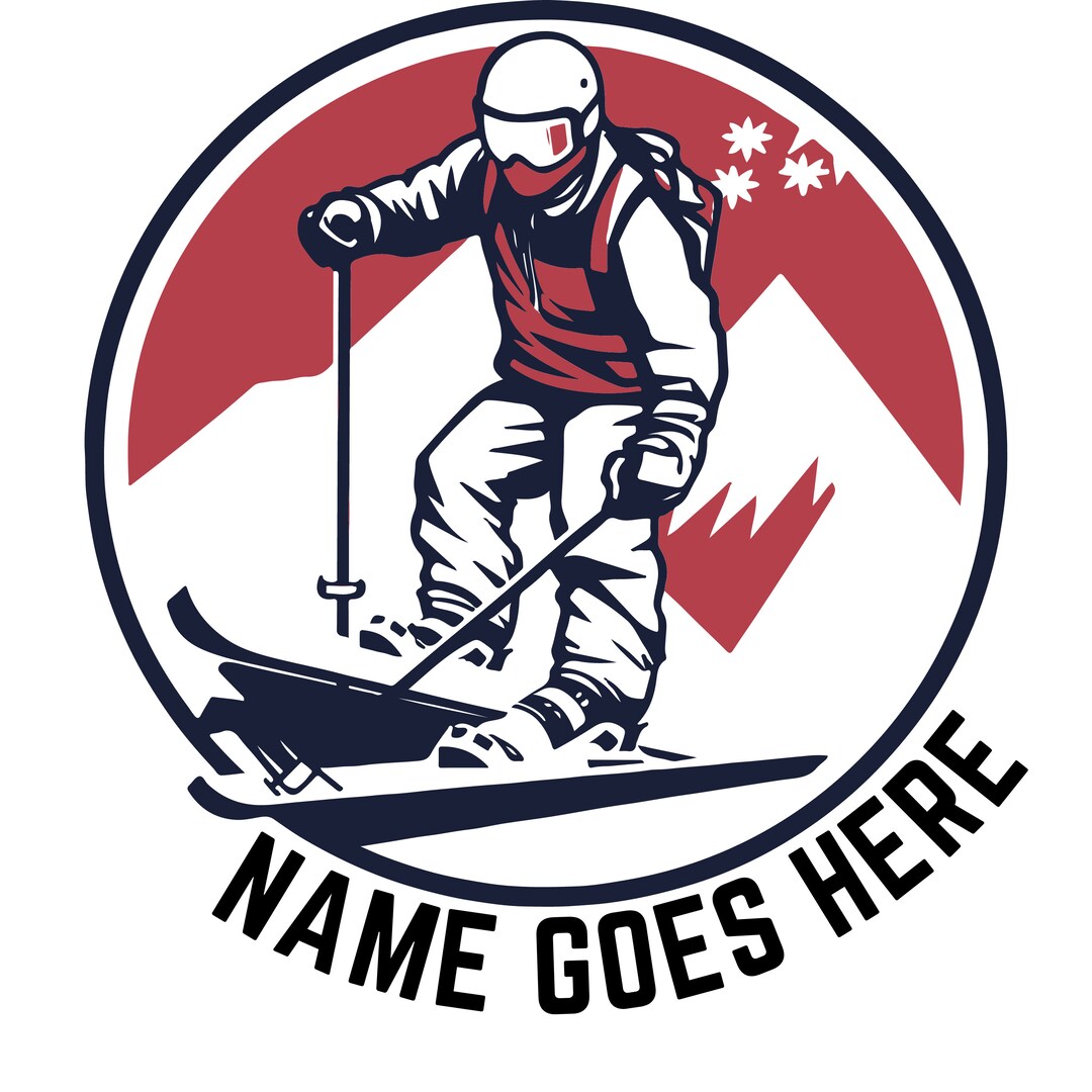 Snow Sports / Skiing Logo - Etsy