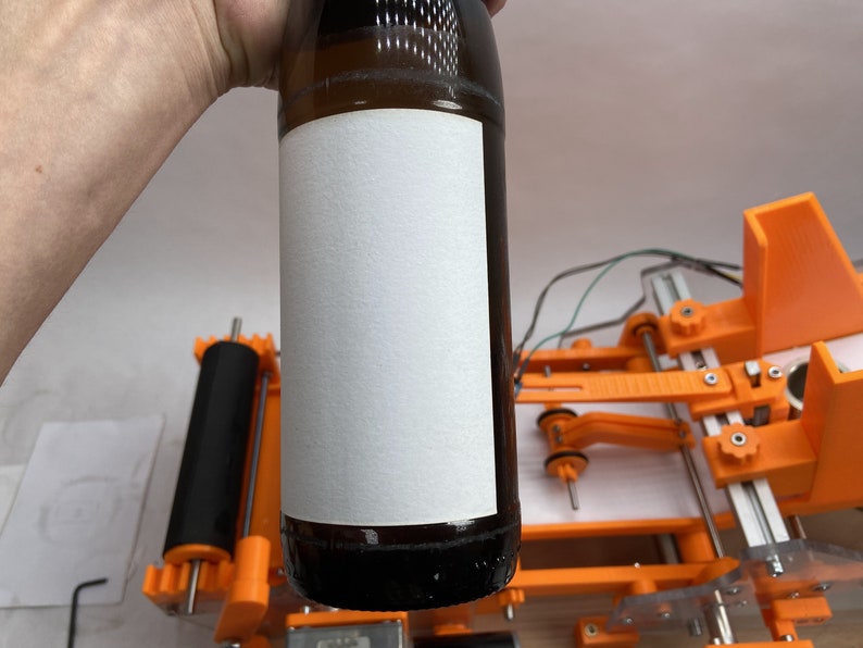 DIY Bottle Label Applicator for Wet Glue Labels - Bottle Label ...