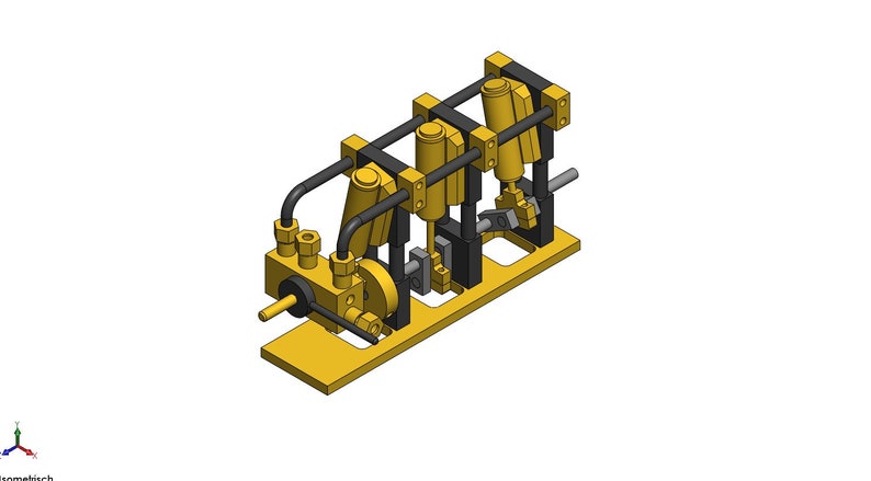 3 Cylinder Oscillating Steam Engine - Etsy