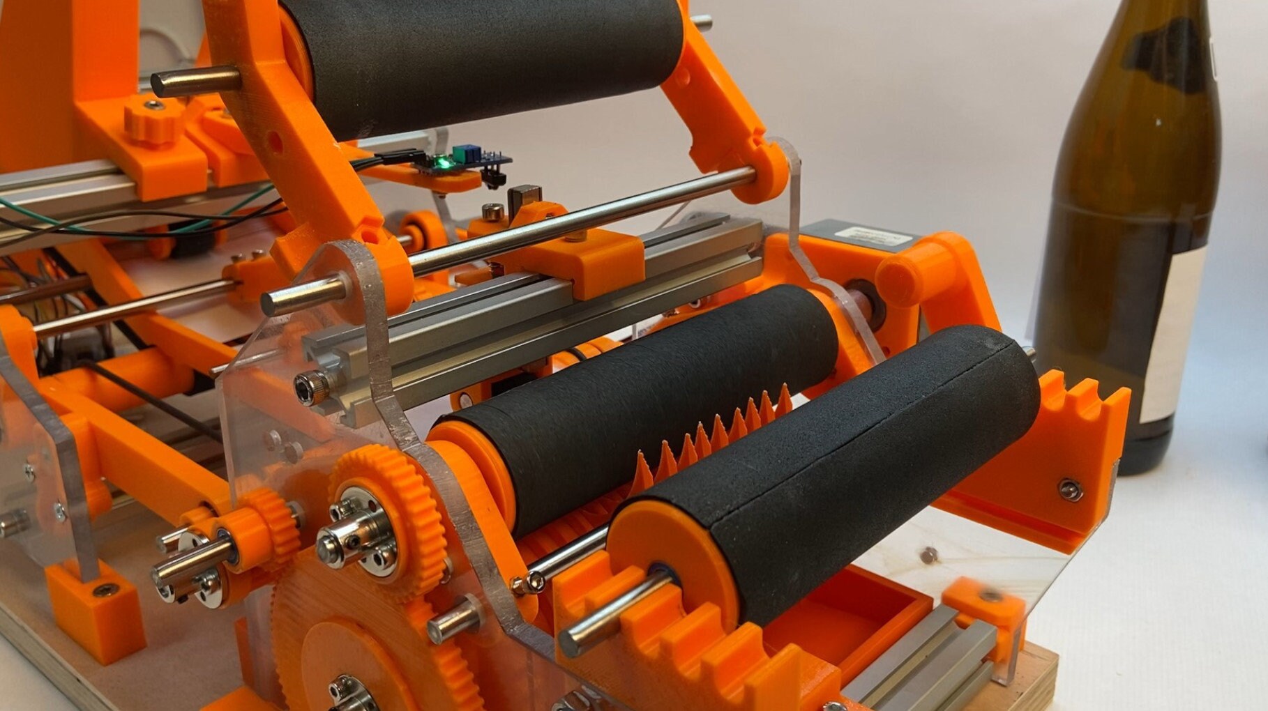 DIY Bottle Label Applicator + Friction Feeder Machine - Etsy
