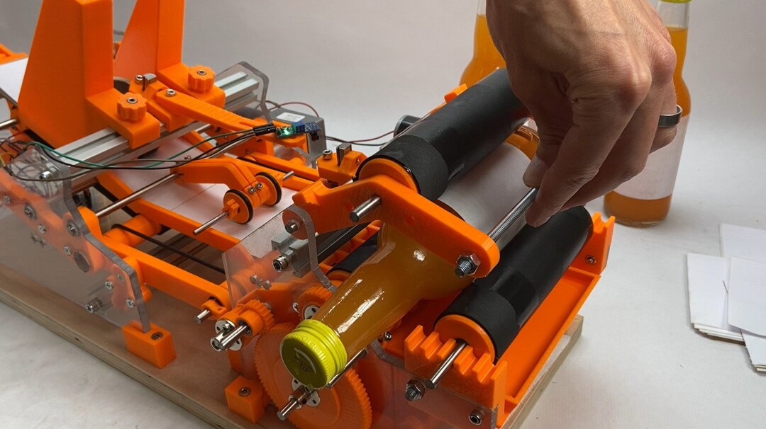 DIY Bottle Label Applicator for Wet Glue Labels - Bottle Label ...