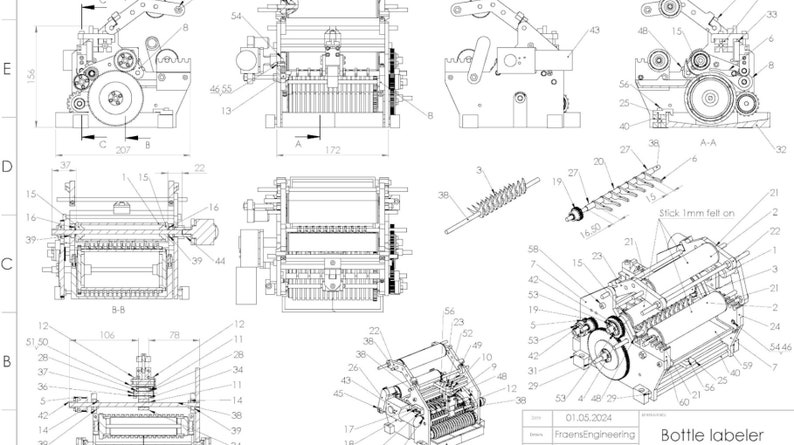 DIY Bottle Label Applicator for Wet Glue Labels - Bottle Label ...