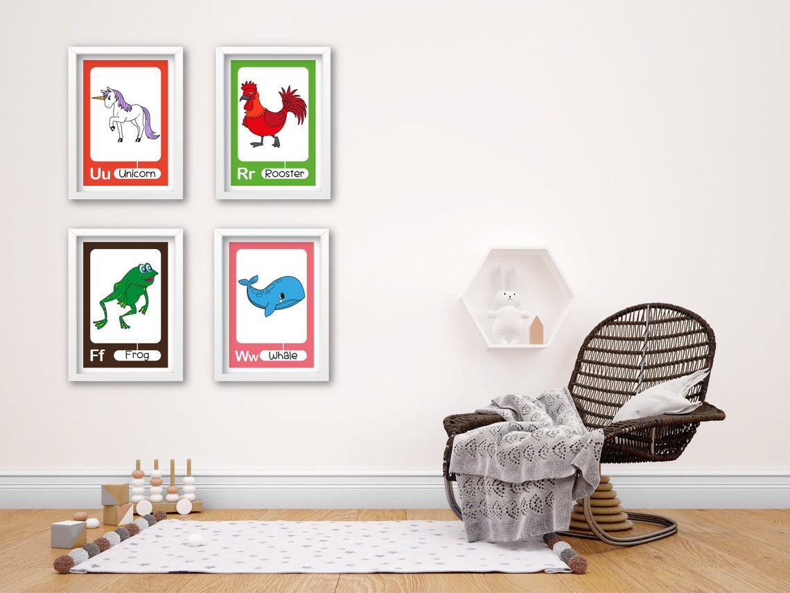 Printable A4 Alphabet Coloring Pages for Kids. - Etsy