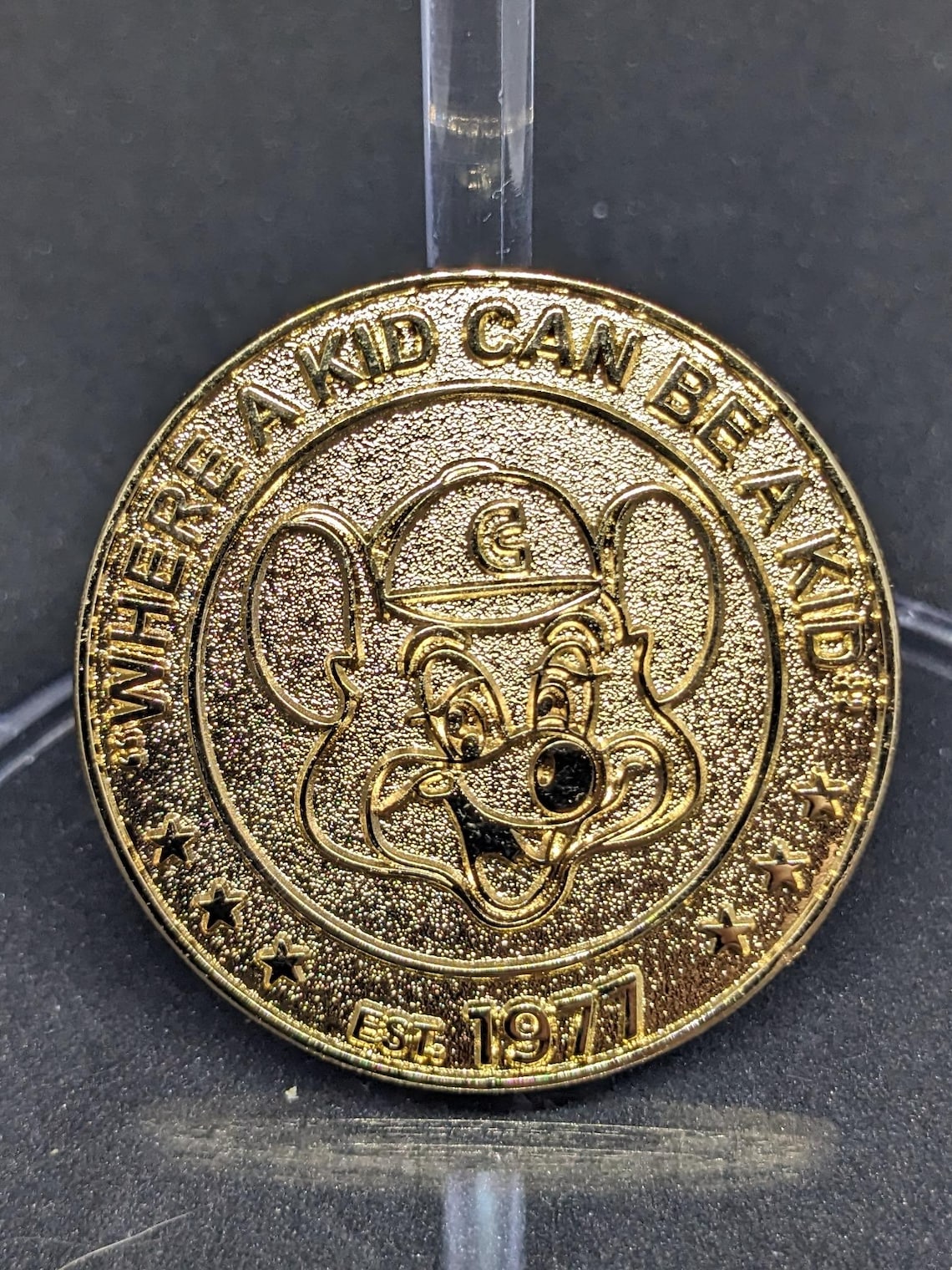 Chuck E Cheese Inspired Token Coin Enamel Pin - Etsy
