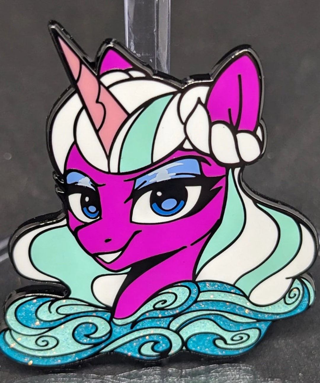 Opaline Arcana 2 Inch Fantasy Pony Enamel Pin - Etsy