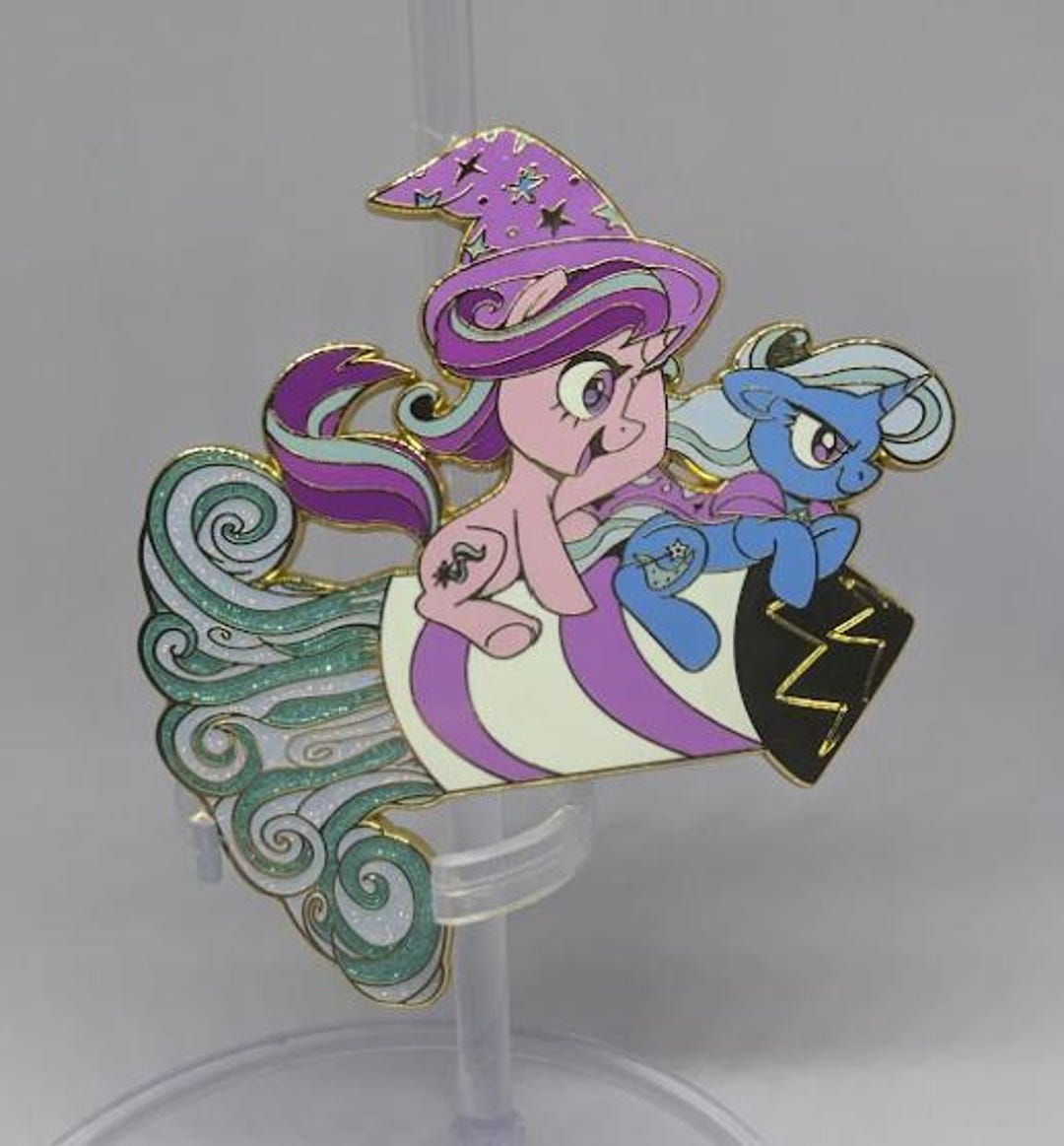 Trixie Lulamoon & Starlight Glimmer Fan Series Jumbo Enamel Pin | Pre ...