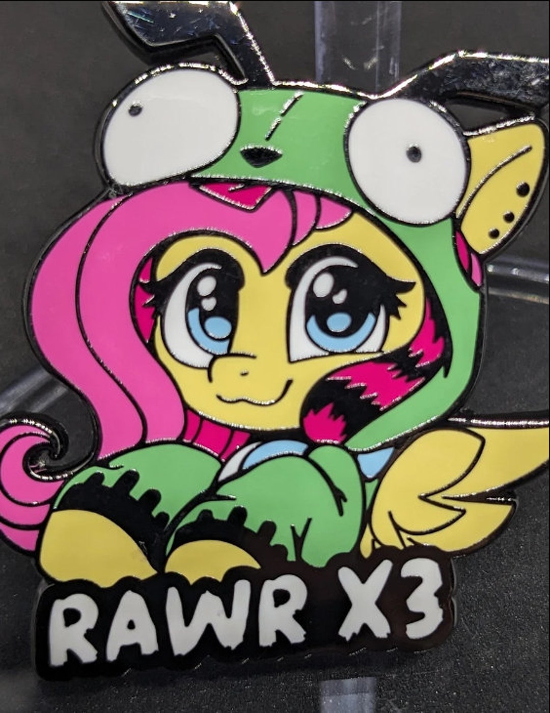 PRE-ORDER _ Fluttergir RAWR X3 Meme Scene My Little Pony Enamel Pin - Etsy