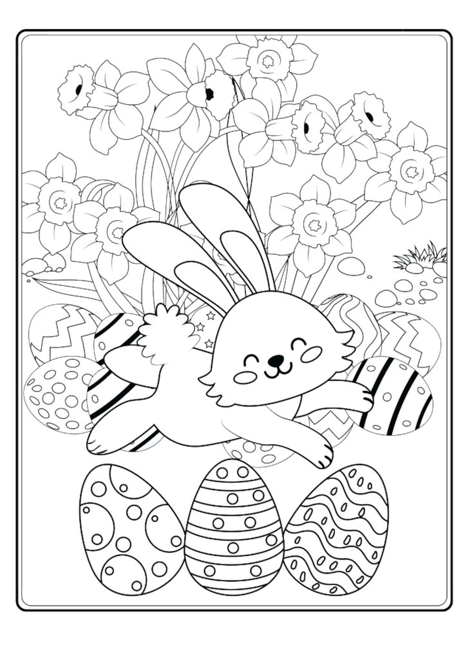 15 Easter Themed Coloring Pages Coloring Book Coloring Page Kids ...