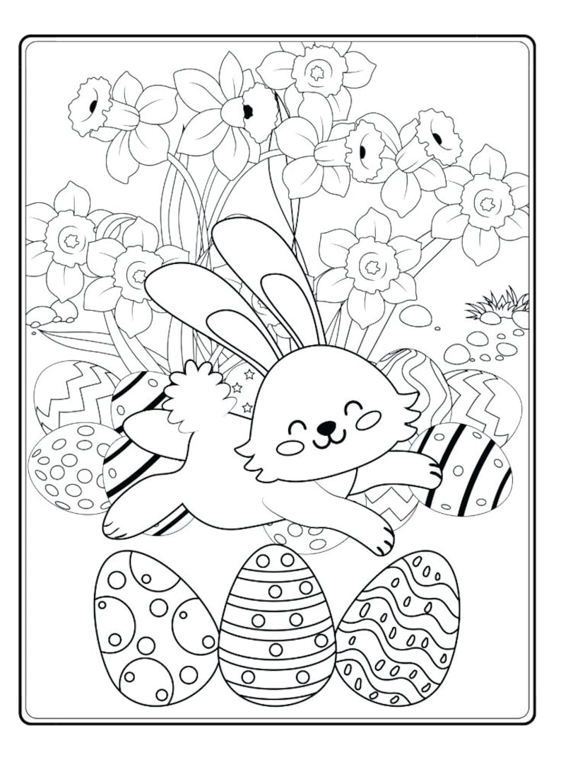 15 Easter Themed Coloring Pages Coloring Book Coloring Page Kids ...