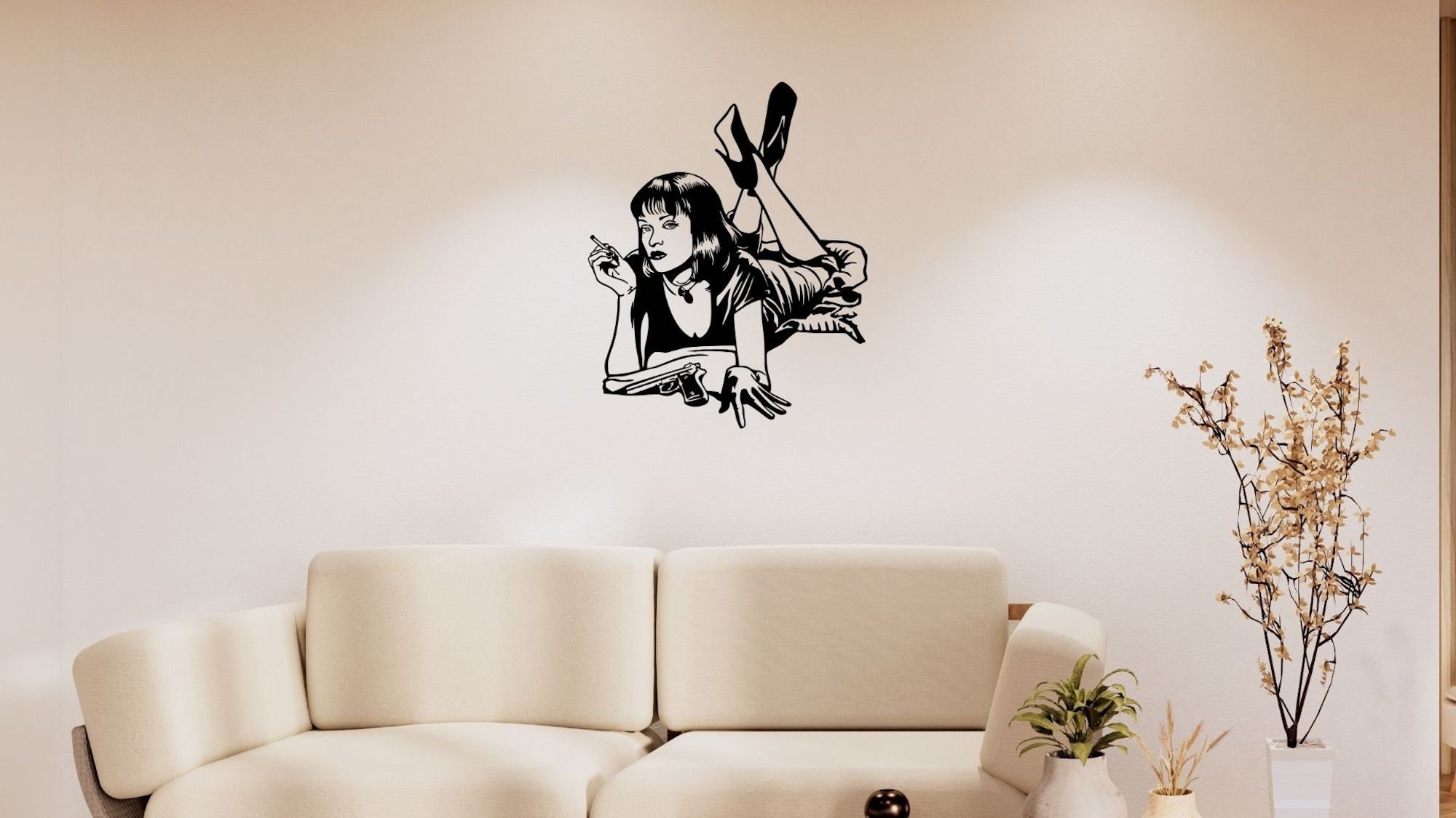 Iconic Pulp Fiction Metal Wall Art Tarantino Movie Poster - Etsy