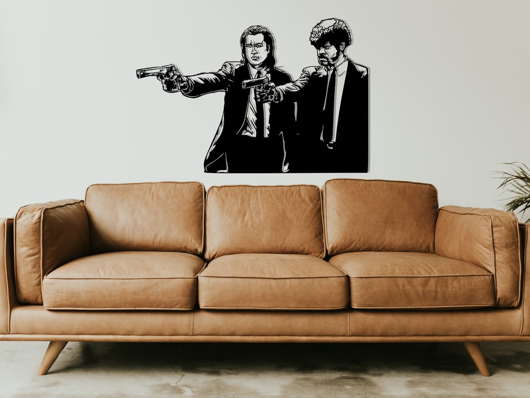 Iconic Pulp Fiction Metal Wall Art Tarantino Movie Poster - Etsy