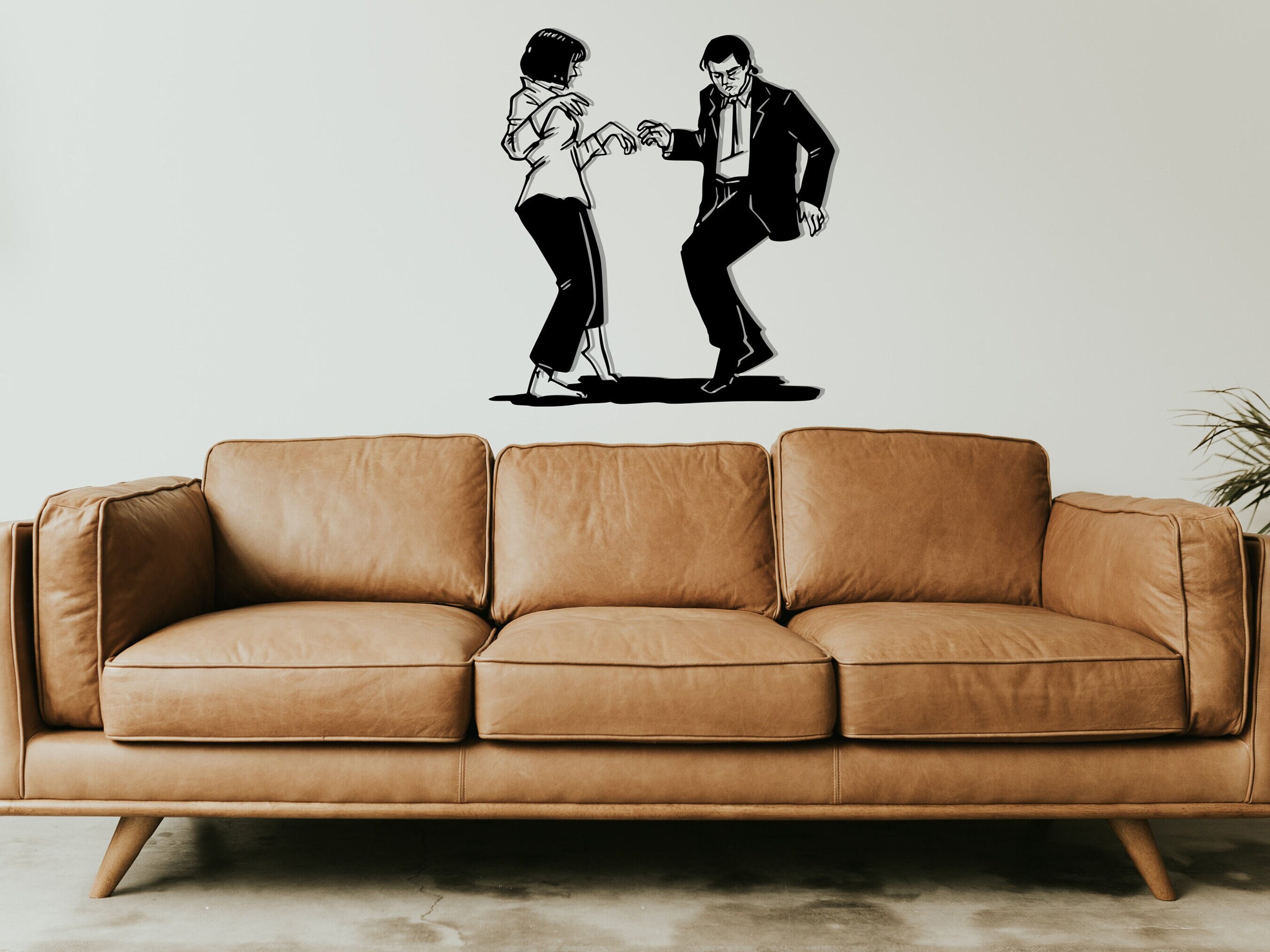 Iconic Pulp Fiction Metal Wall Art, Tarantino Movie Poster Decor, Wall ...