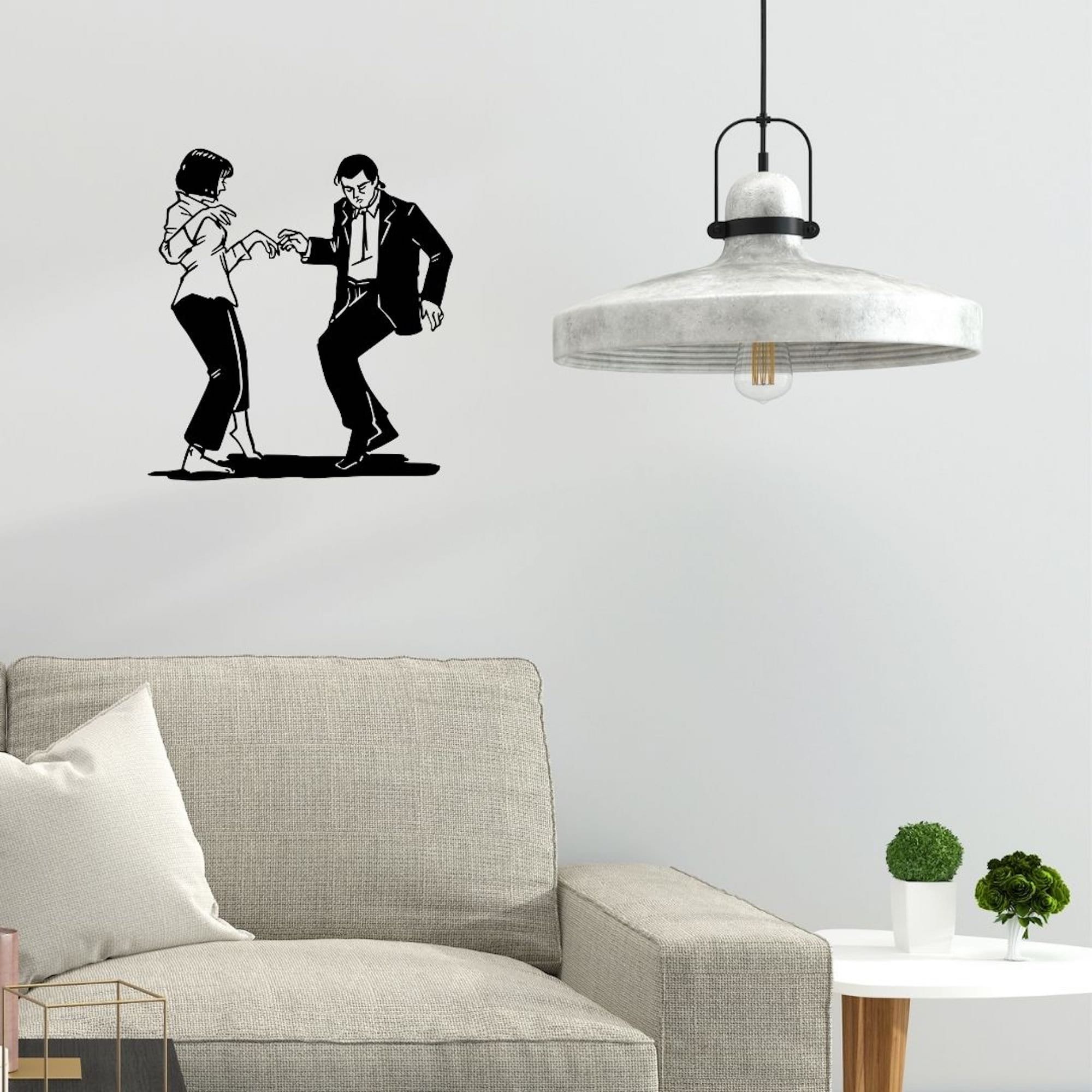 Iconic Pulp Fiction Metal Wall Art, Tarantino Movie Poster Decor, Wall ...