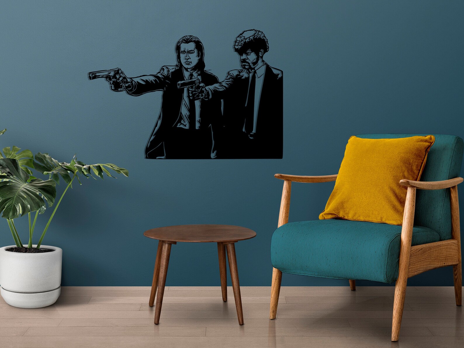 Iconic Pulp Fiction Metal Wall Art Tarantino Movie Poster - Etsy