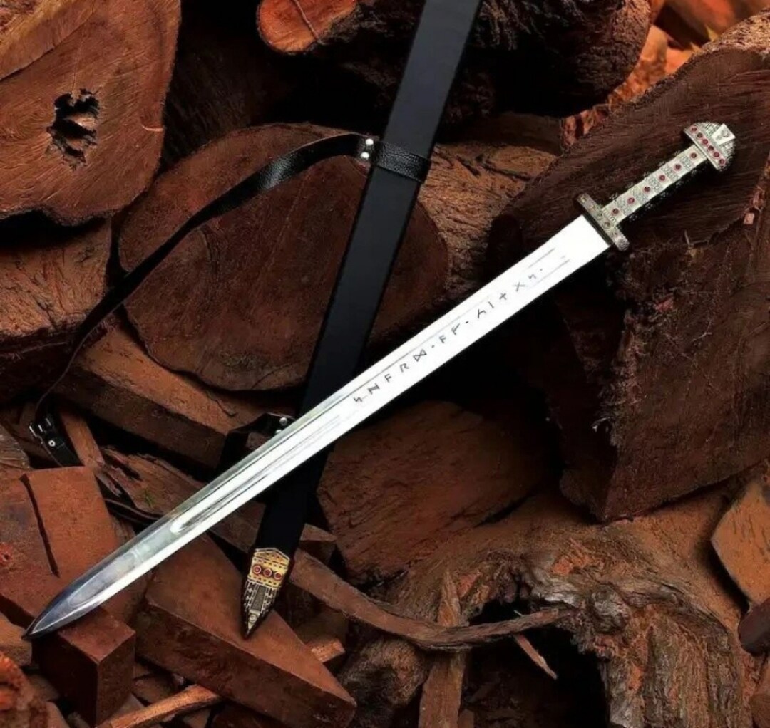 Viking Sword of King Ragnar Lothbrok, Viking Ragnar, Battle Sword ...