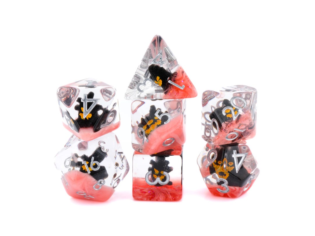 Ent Dnd Dice Set | 7 Piece Resin RPG Dice | Mythical Tree Creature ...