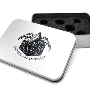 Swan Dnd Dice Set - 7-piece Resin Dice - Black Bird - Dungeons and ...