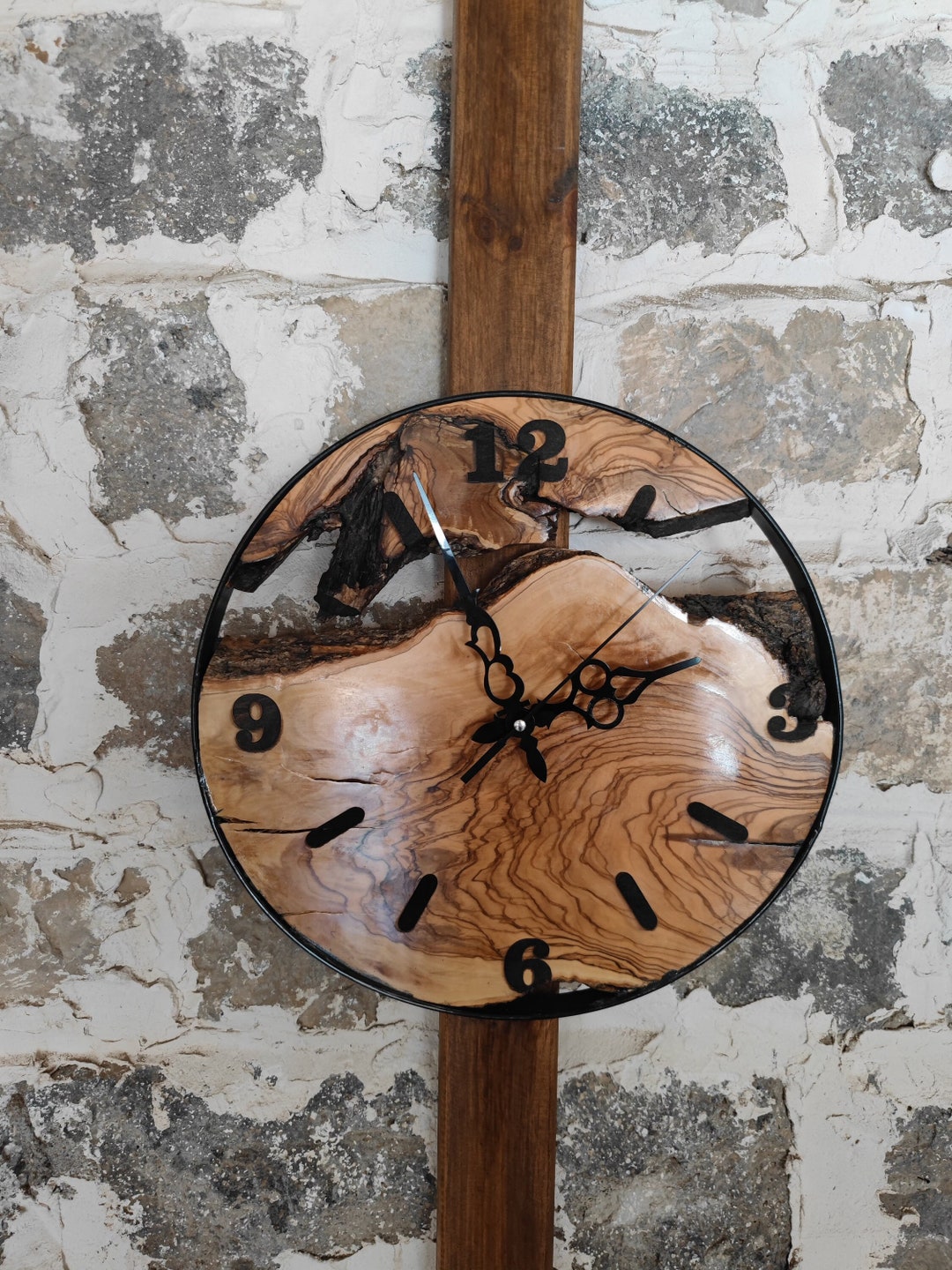Handmade Wallclock,wood Wall Clock, Unique House Gift,wooden Clock ...