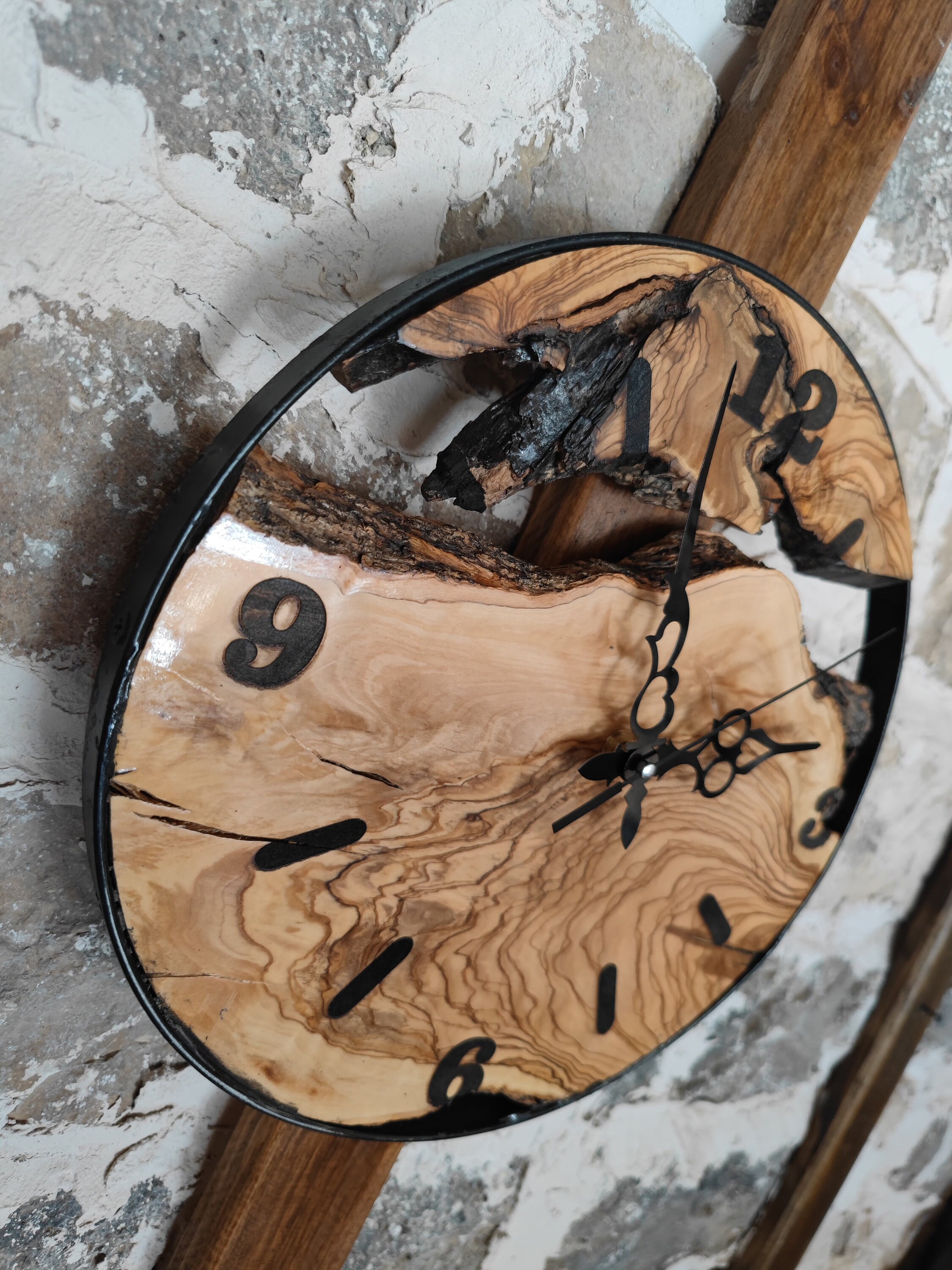 Handmade Wallclock,wood Wall Clock, Unique House Gift,wooden Clock ...