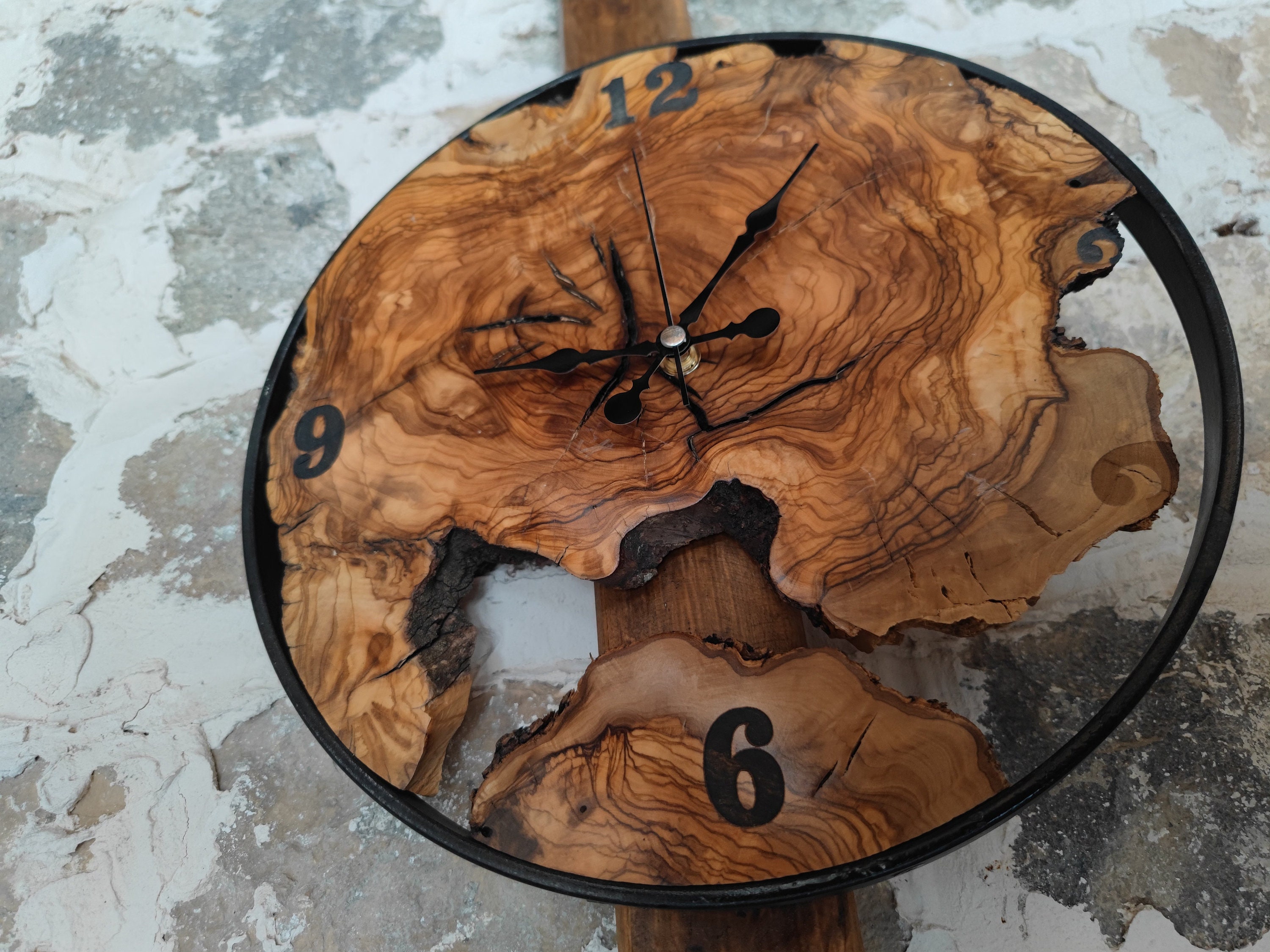 Handmade Wallclock,wood Wall Clock, Unique House Gift,wooden Clock ...