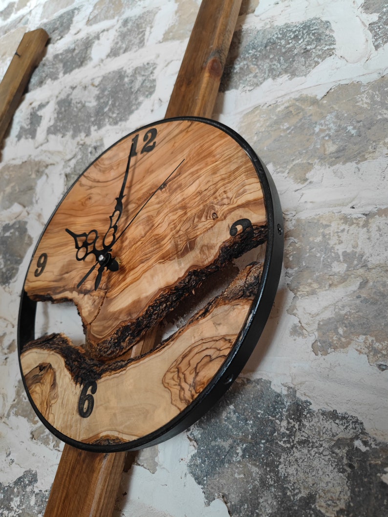 Handmade Wallclock,wood Wall Clock, Unique House Gift,wooden Clock ...