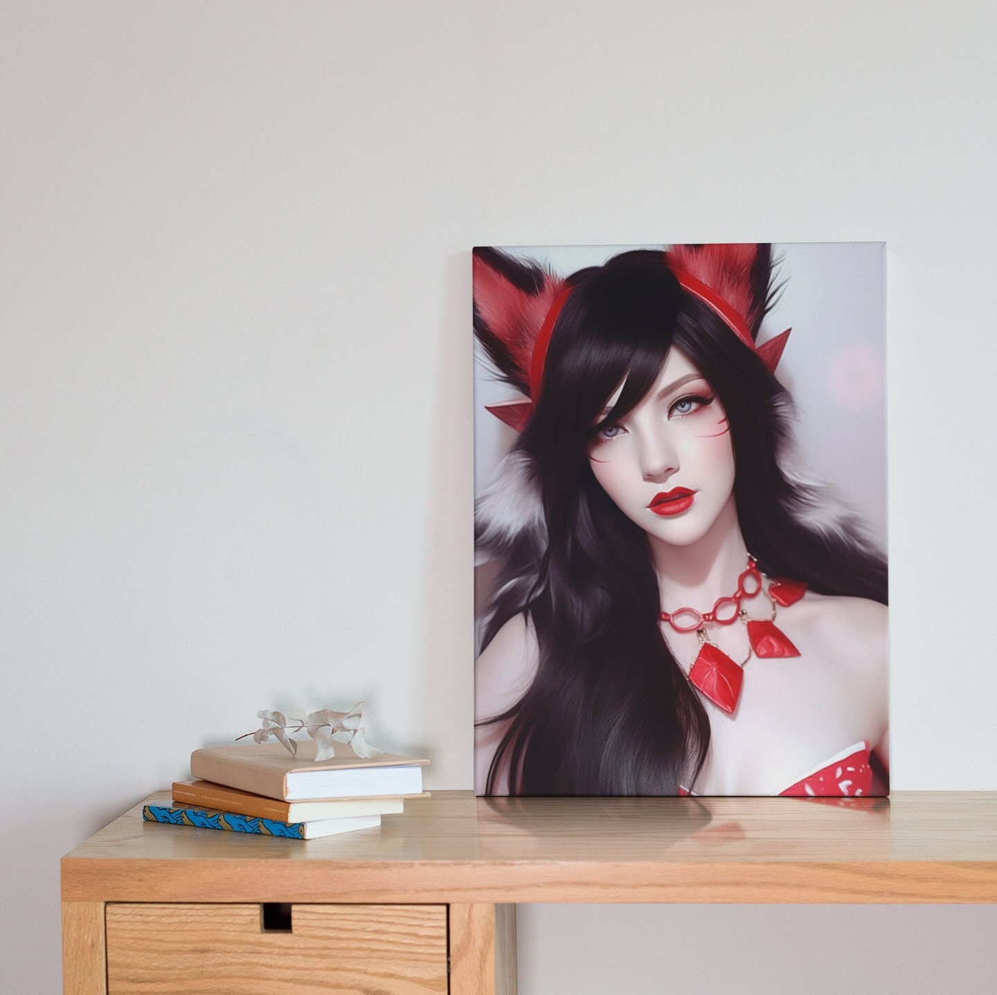 Custom Ahri Digital Download - Beautiful League of Legends Art Print ...