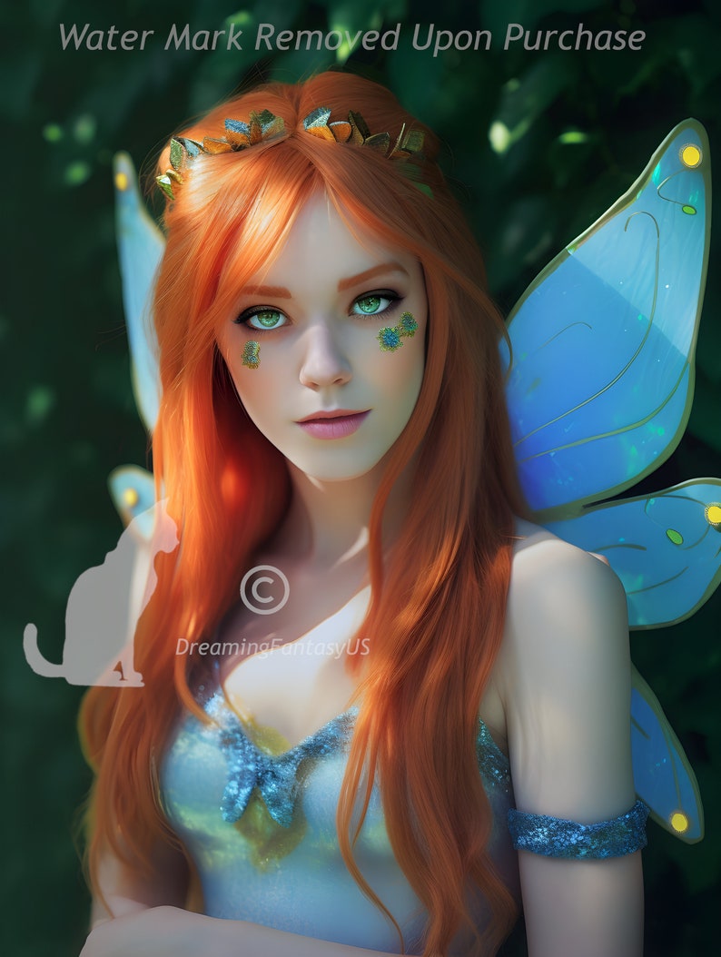 Winx Club Bloom Digital Art Print Download - Fate Winx, Winx Saga, Fairy Magical Style - Perfect ...