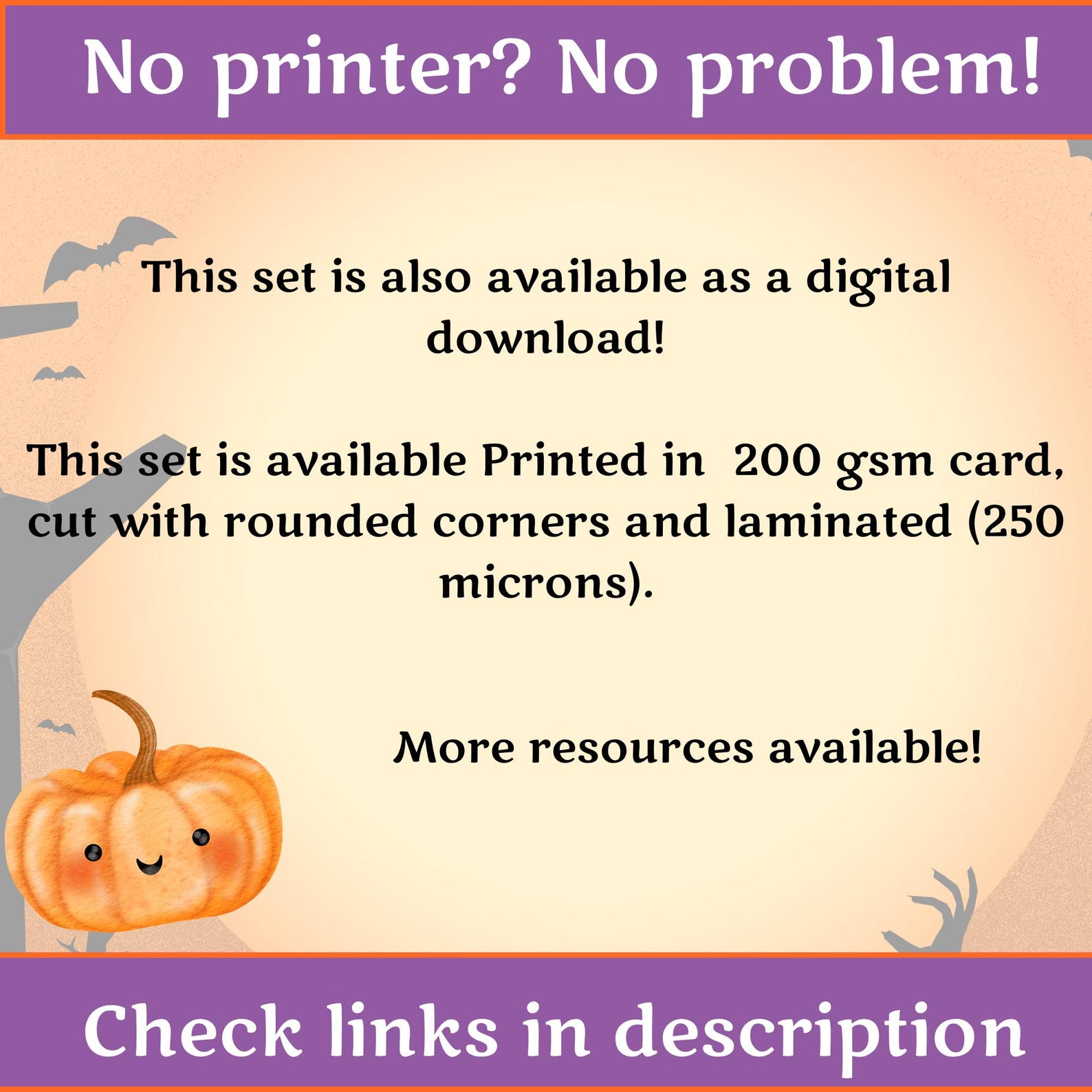 24 Halloween Shadow Matching Clip Cards, Halloween Matching Game ...