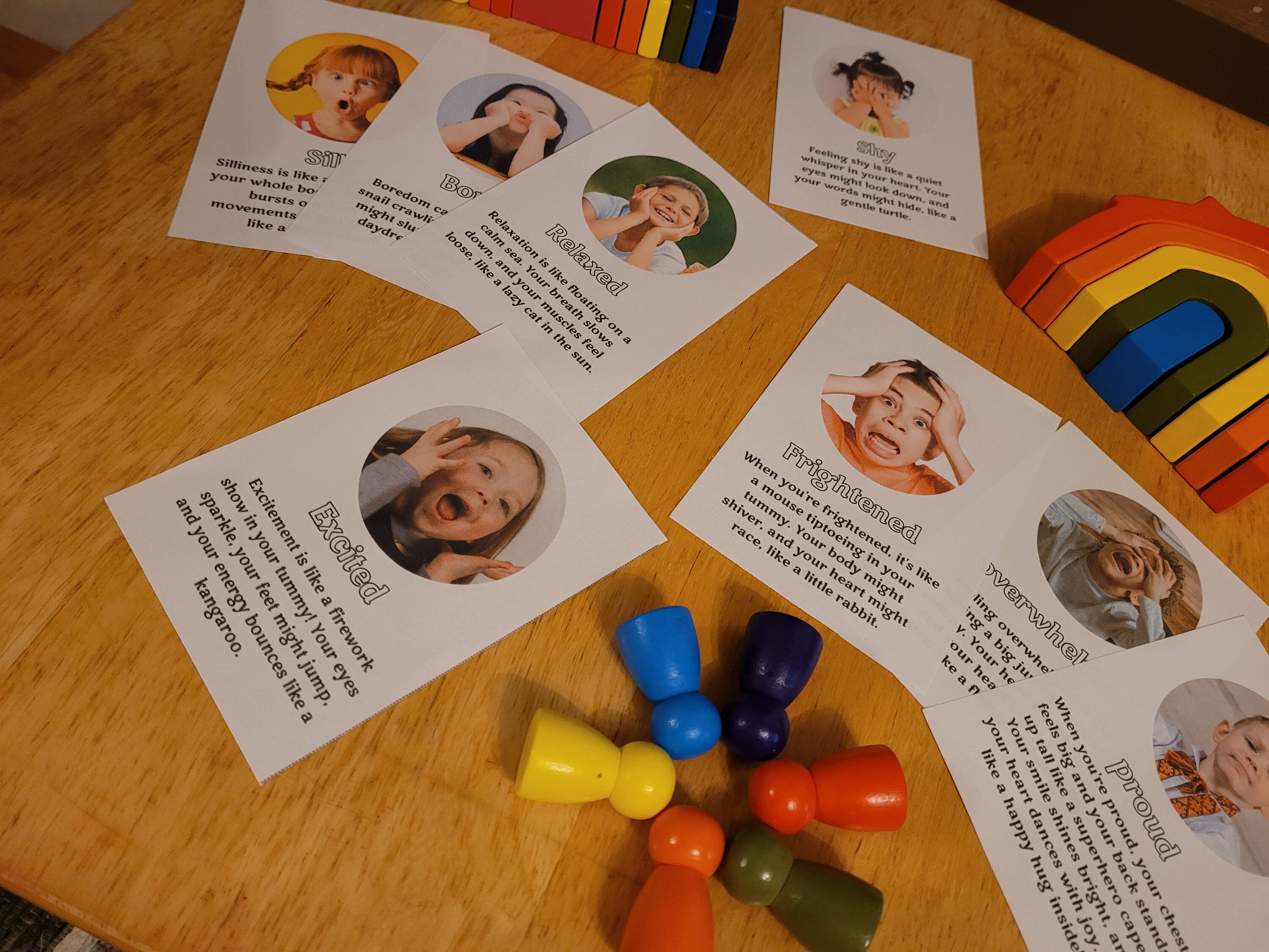 Feelings Flashcards Printable for Children, Kids Emotional Regulation ...