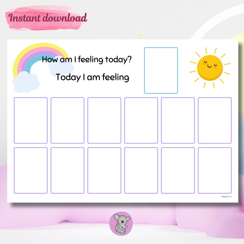 Emotion & Feelings Chart, Perfect for Toddlers, SEN, Autism, and ADHD ...