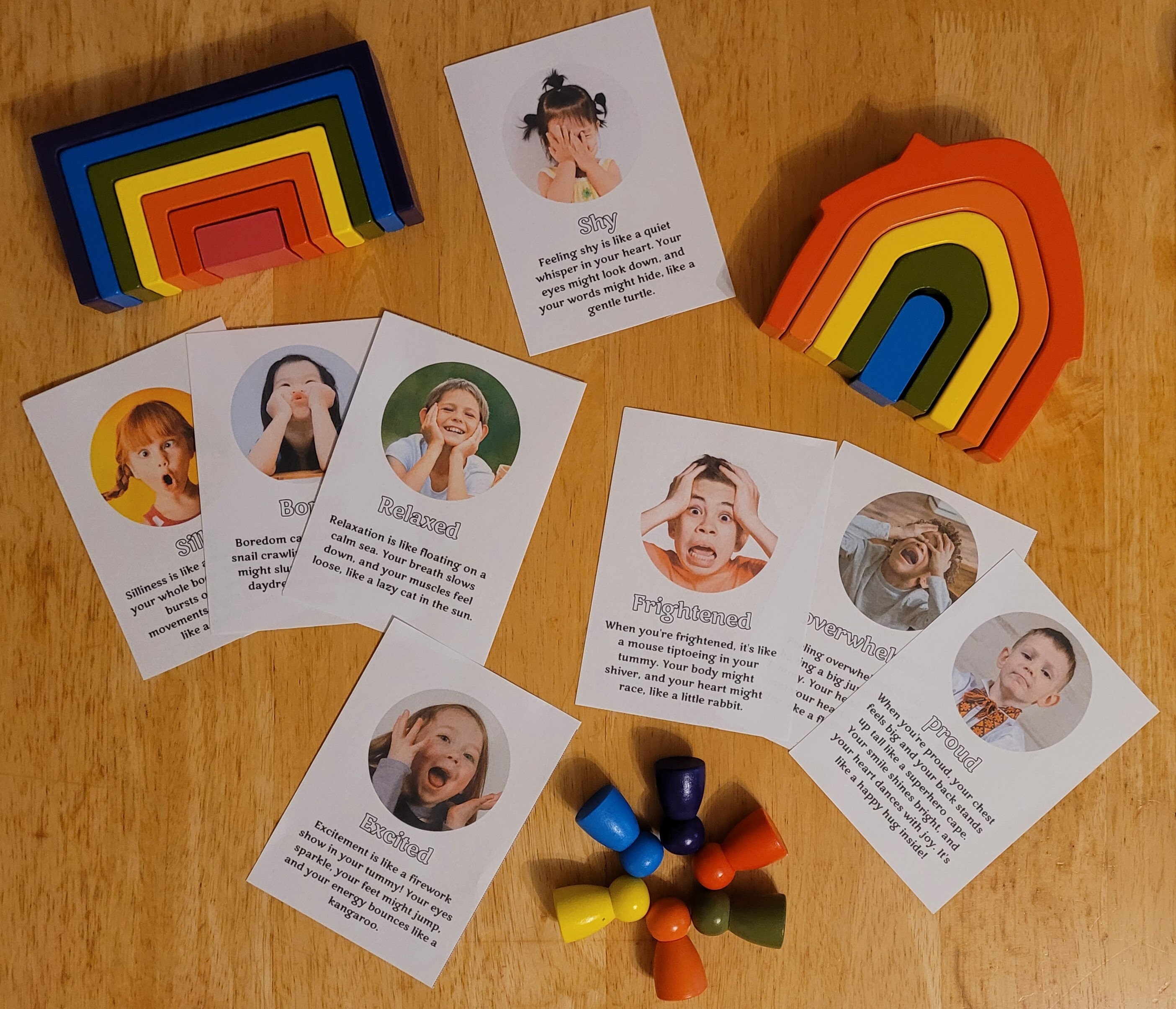 Feelings Flashcards Printable for Children, Kids Emotional Regulation ...