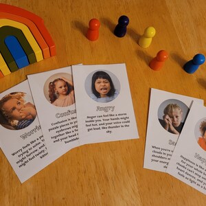 Feelings Flashcards Printable for Children, Kids Emotional Regulation ...