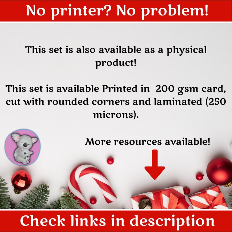 Christmas Movement Cards, Printable Action Flashcards Kids Brain Breaks ...
