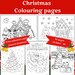 50 Christmas Colouring Pages for Kids, Printable Activity Sheet for ...
