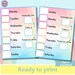 Days of the Week Chart for Kids, Interactive Printable With PECS Cards ...