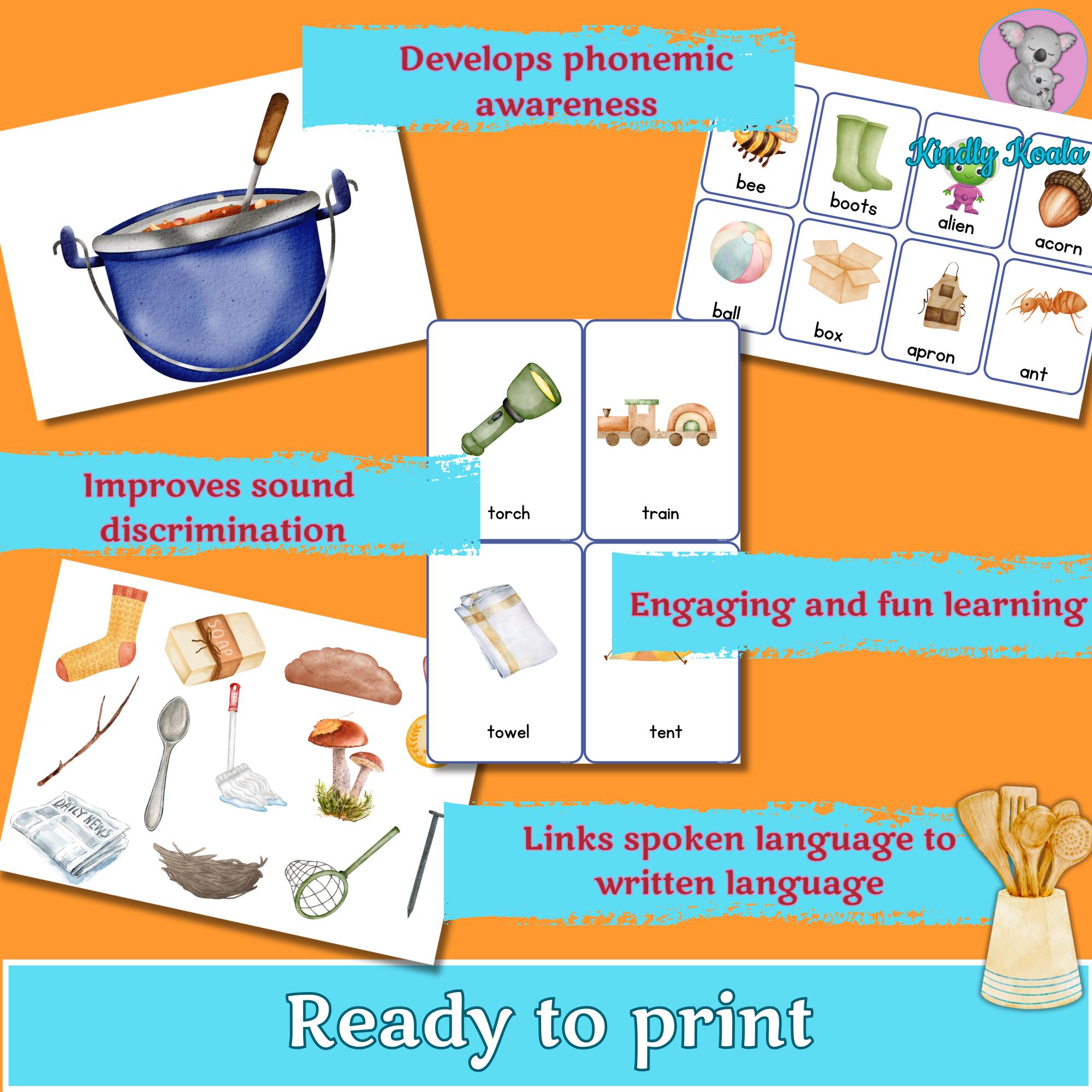 Silly Soup Phonics Game: Beginning Sounds Activity (digital Download ...
