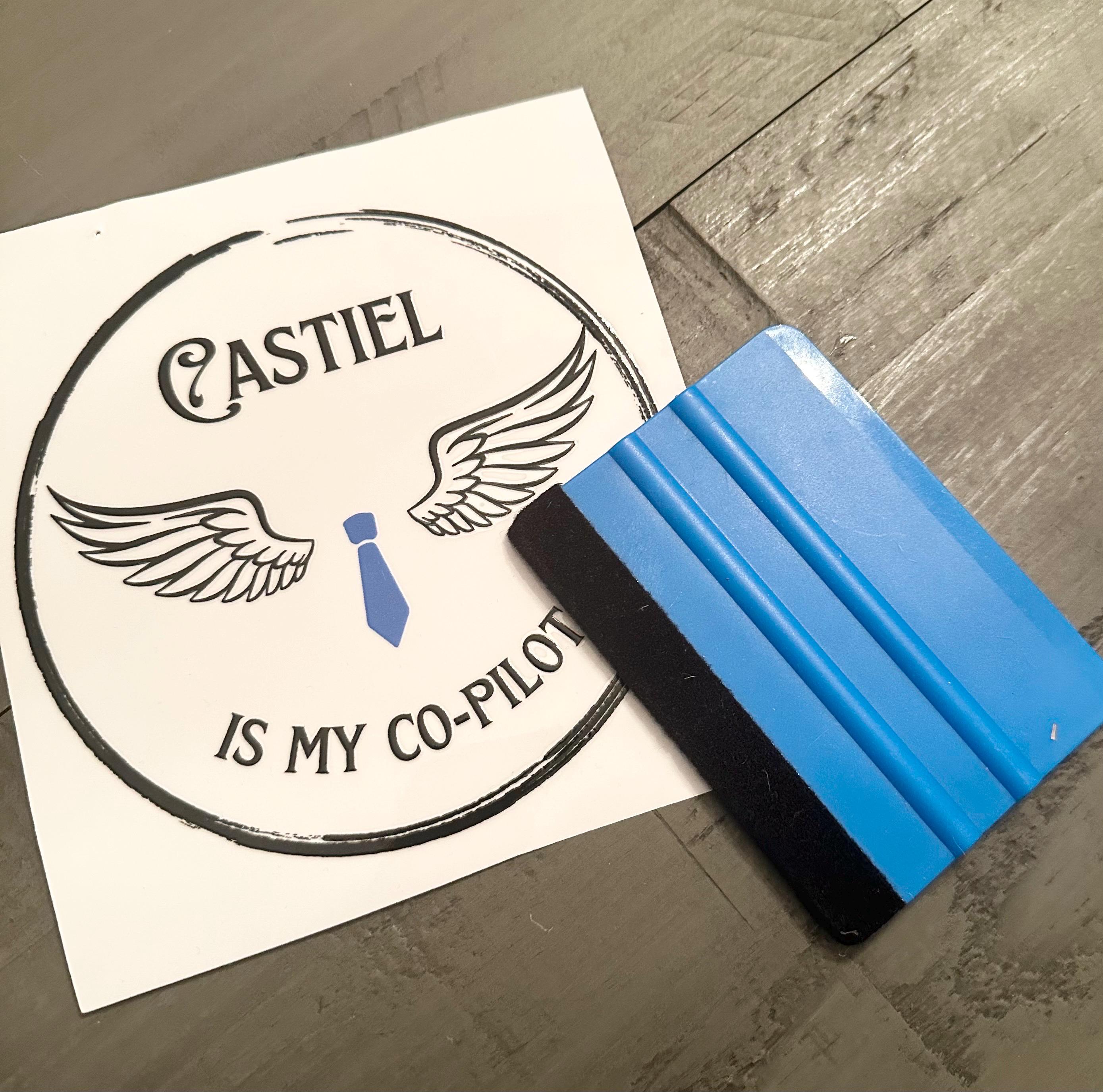 Castiel is My Co-pilot Car Decal Transfer Supernatural - Etsy