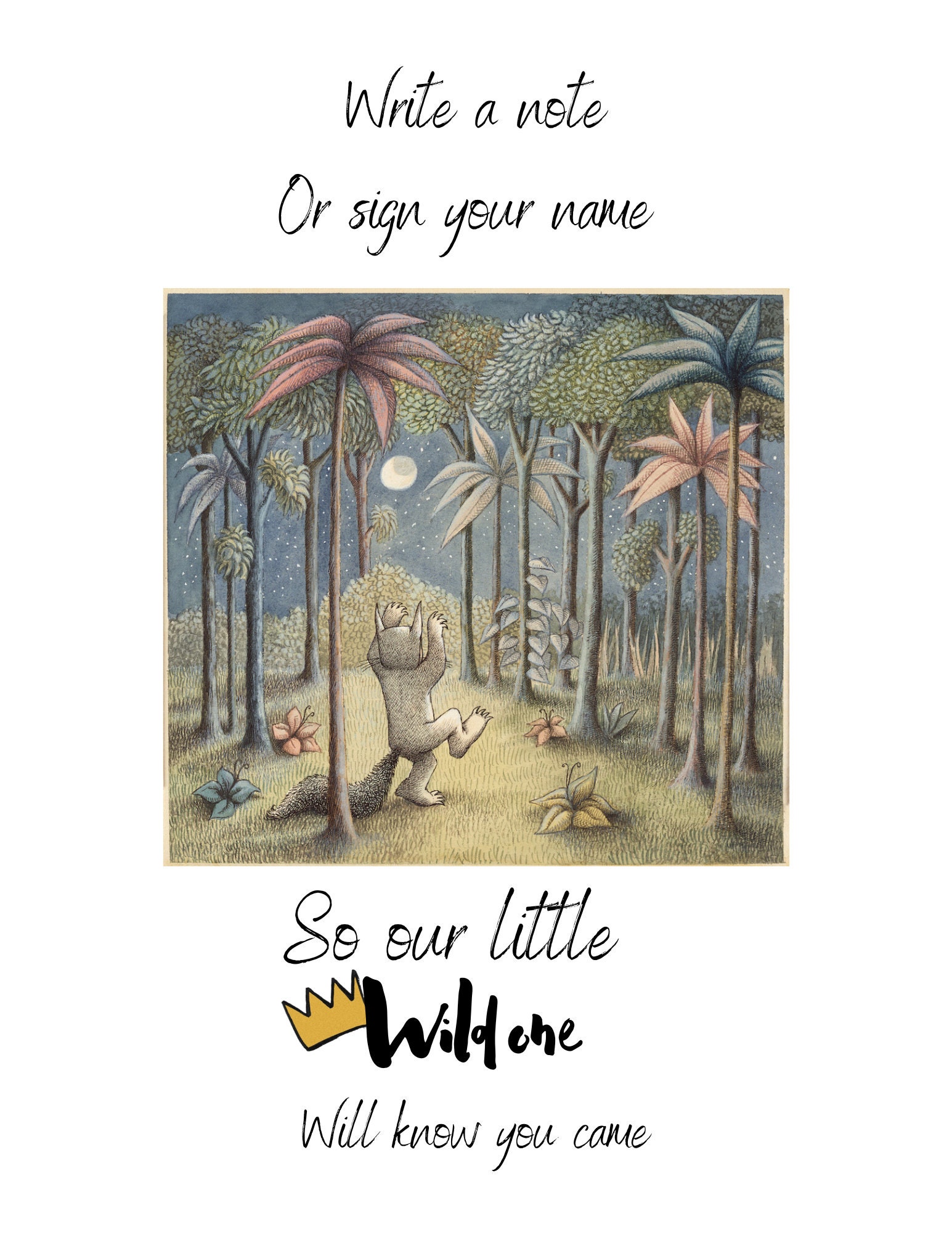 Where the Wild Things Are Party Printable - Etsy
