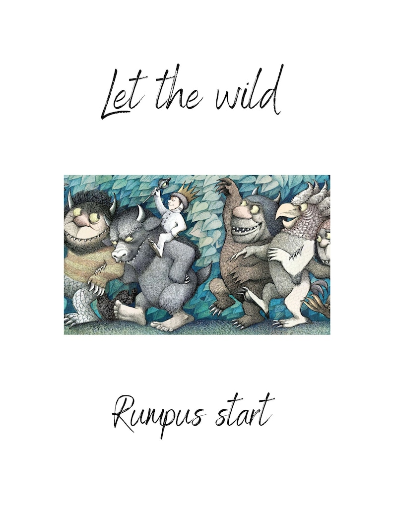 Where the Wild Things Are Party Printable - Etsy