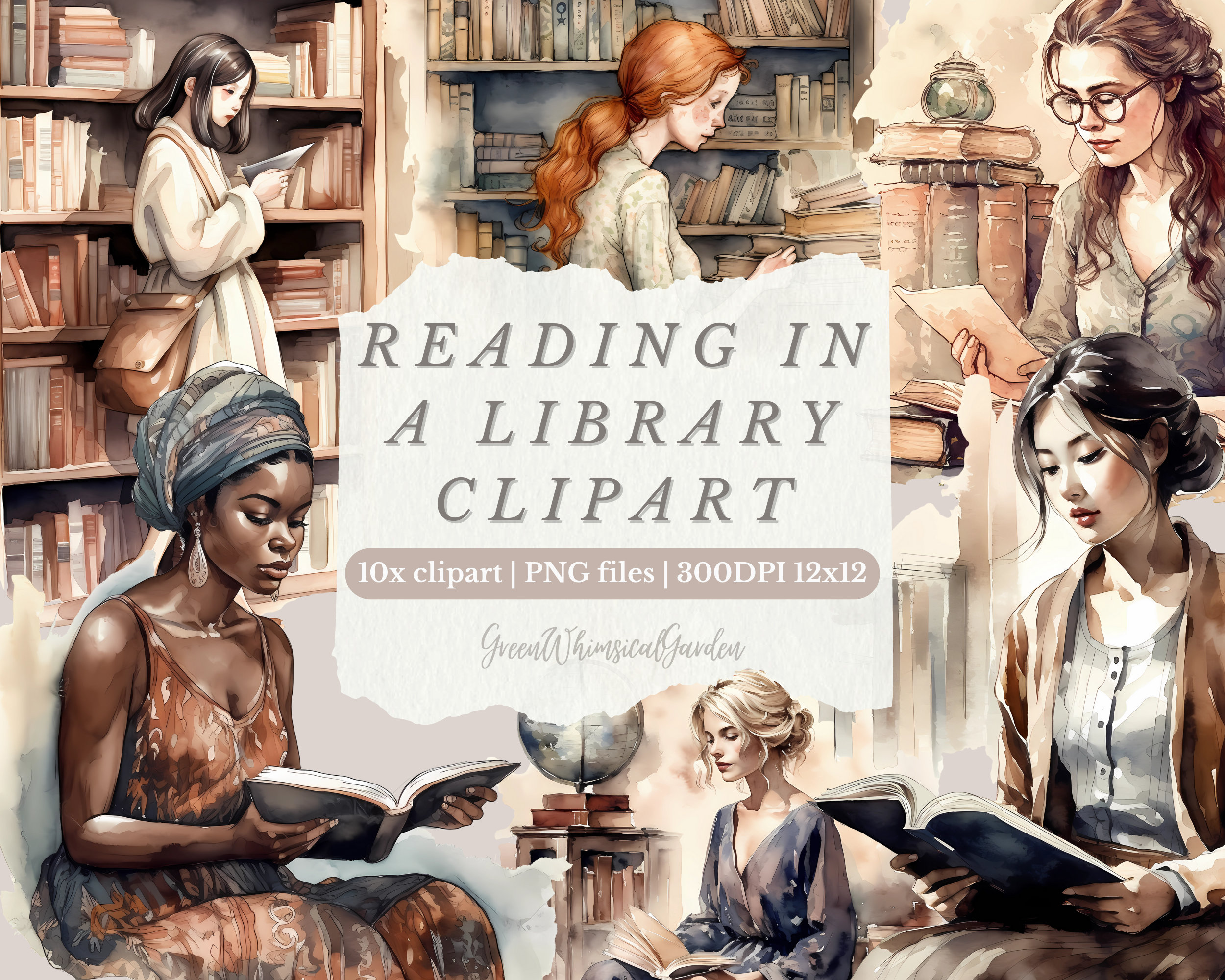 Free Images Library Clipart Etsy