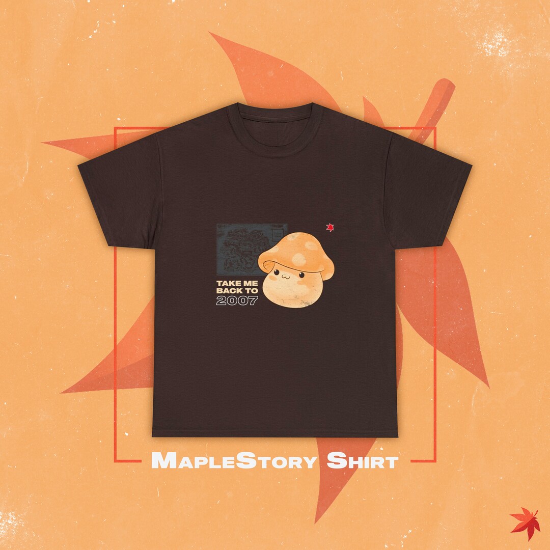 Maplestory Vintage Shirt, Nostalgic Clothing Gift for PC Gamer Birthday ...