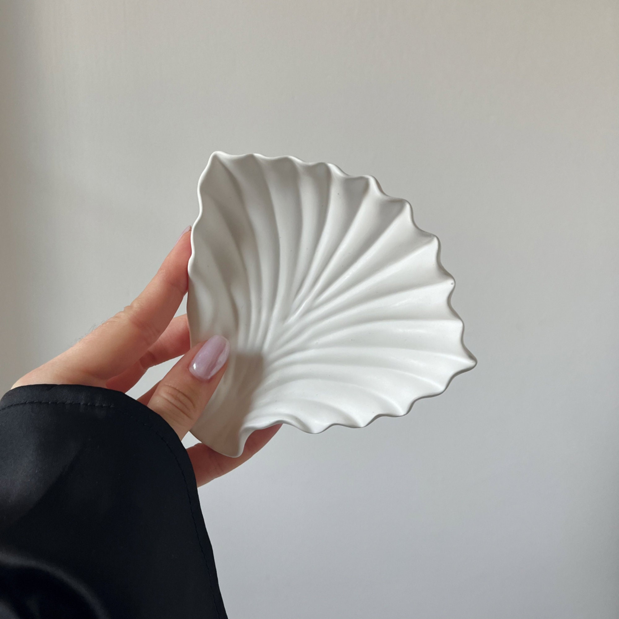 Shell Shaped Dish for Rings Table Decor in Nautical Style - Etsy