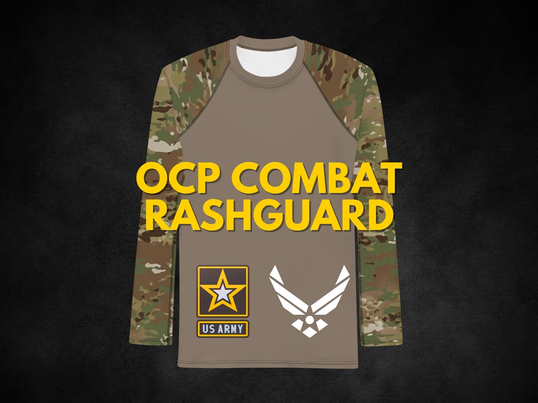 OCP Combat Unisex Rash Guard | Army | Air Force | Veteran BJJ Gifts - Etsy