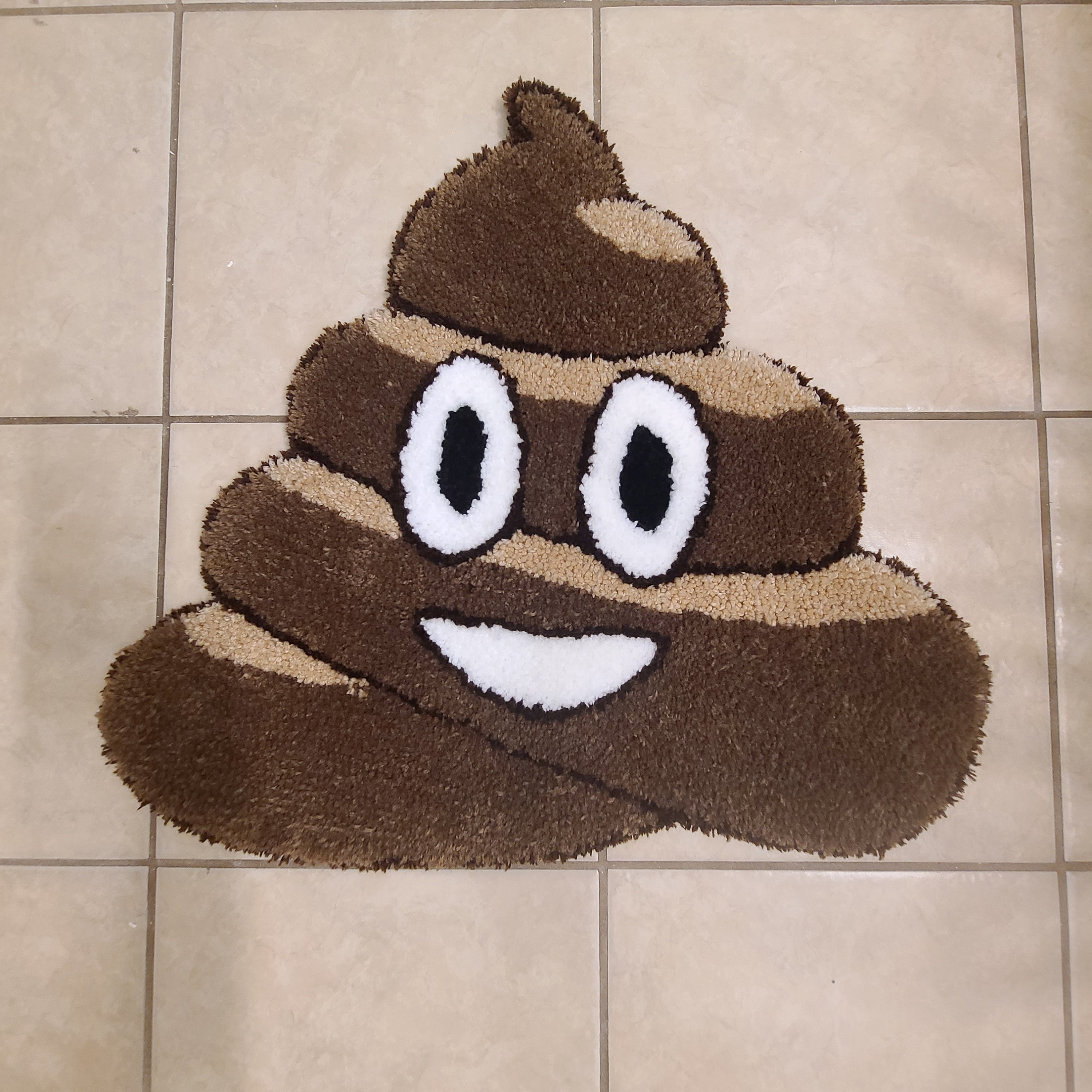 Poo Emoji Rug - Etsy
