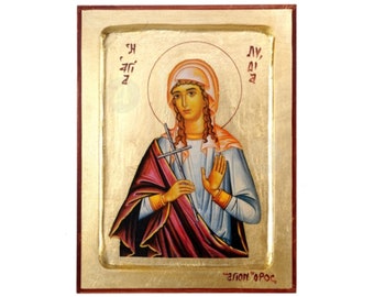 Saint Lydia of Thyatira Greek Orthodox Russian Mount Athos - Etsy