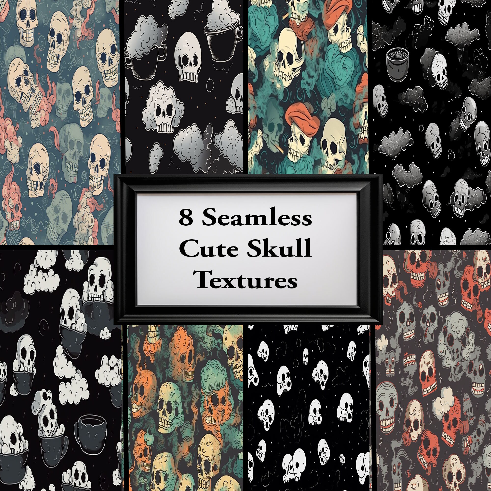 Cute Skulls Textures