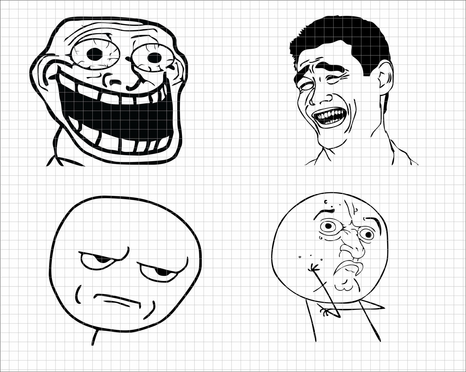 Old Memes SVG PNG Cricut File Layered Cut Design for Printing ...